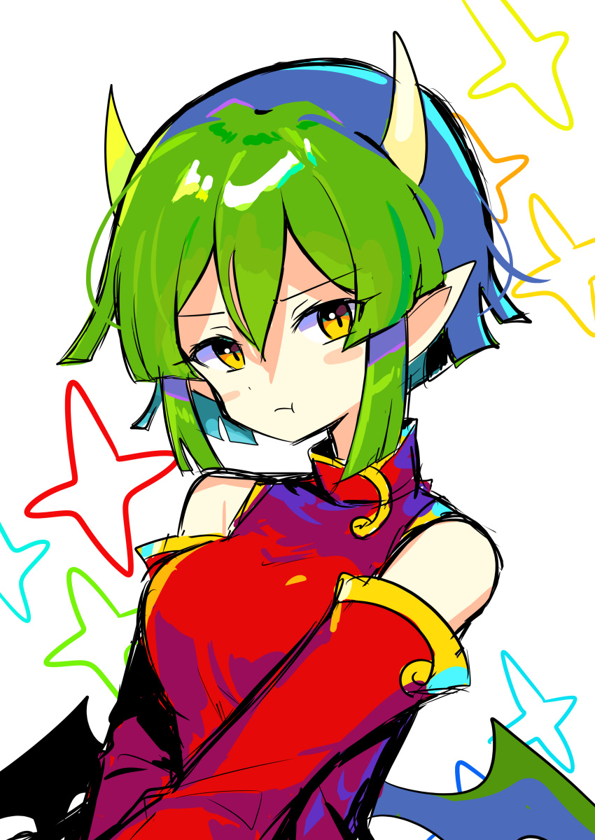 Safebooru - 1girl absurdres breasts brown eyes china dress chinese clothes closed mouth detached ...