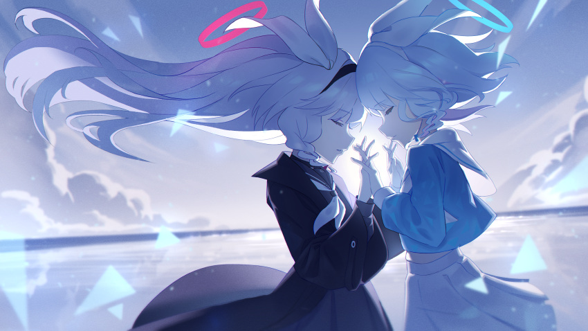 Safebooru - absurdres arona (blue archive) black coat blue archive blue ...