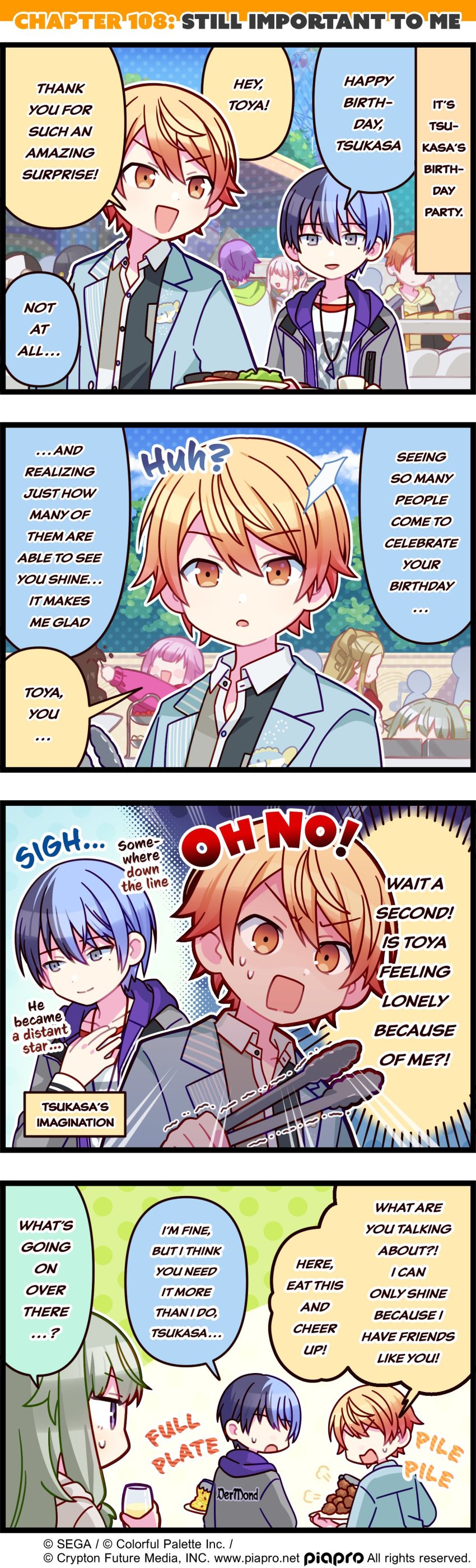 Safebooru - 1other 3girls 4boys absurdres akiyama mizuki alternate language aoyagi touya azusawa ...