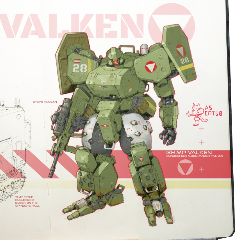 Safebooru - absurdres assault suits valken austrian flag caterpillar ...