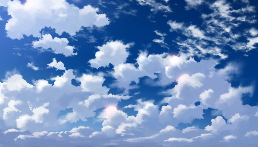 Safebooru - absurdres blue sky clouds day highres no humans original outdoors scenery sky sky ...