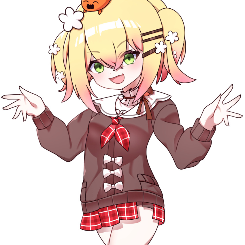 Safebooru - 1girl blonde hair cross (vgne4542) green eyes highres ...