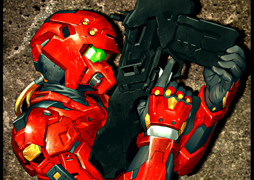 Safebooru - 1boy black gloves blew andwhite cable from side gloves ...