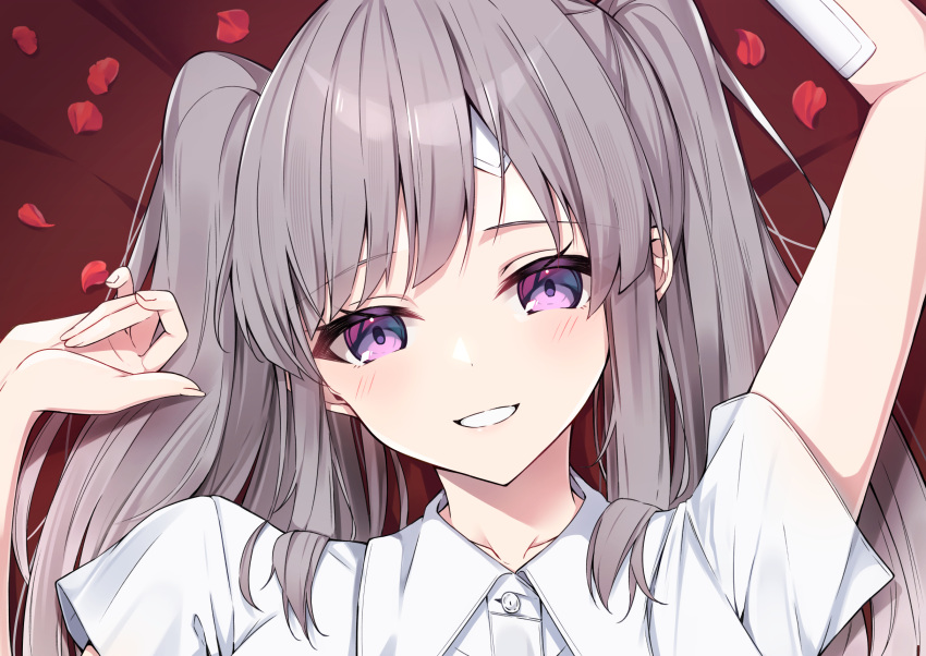 Safebooru - 1girl aonu koru bandaid bandaid on arm bandaid on face ...