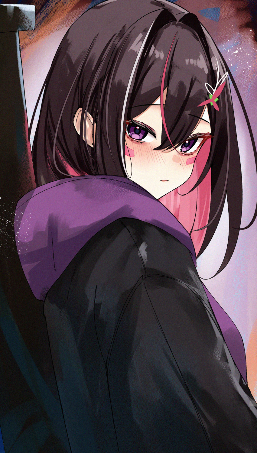 Safebooru - 1girl absurdres alternate costume azki (hololive) black ...