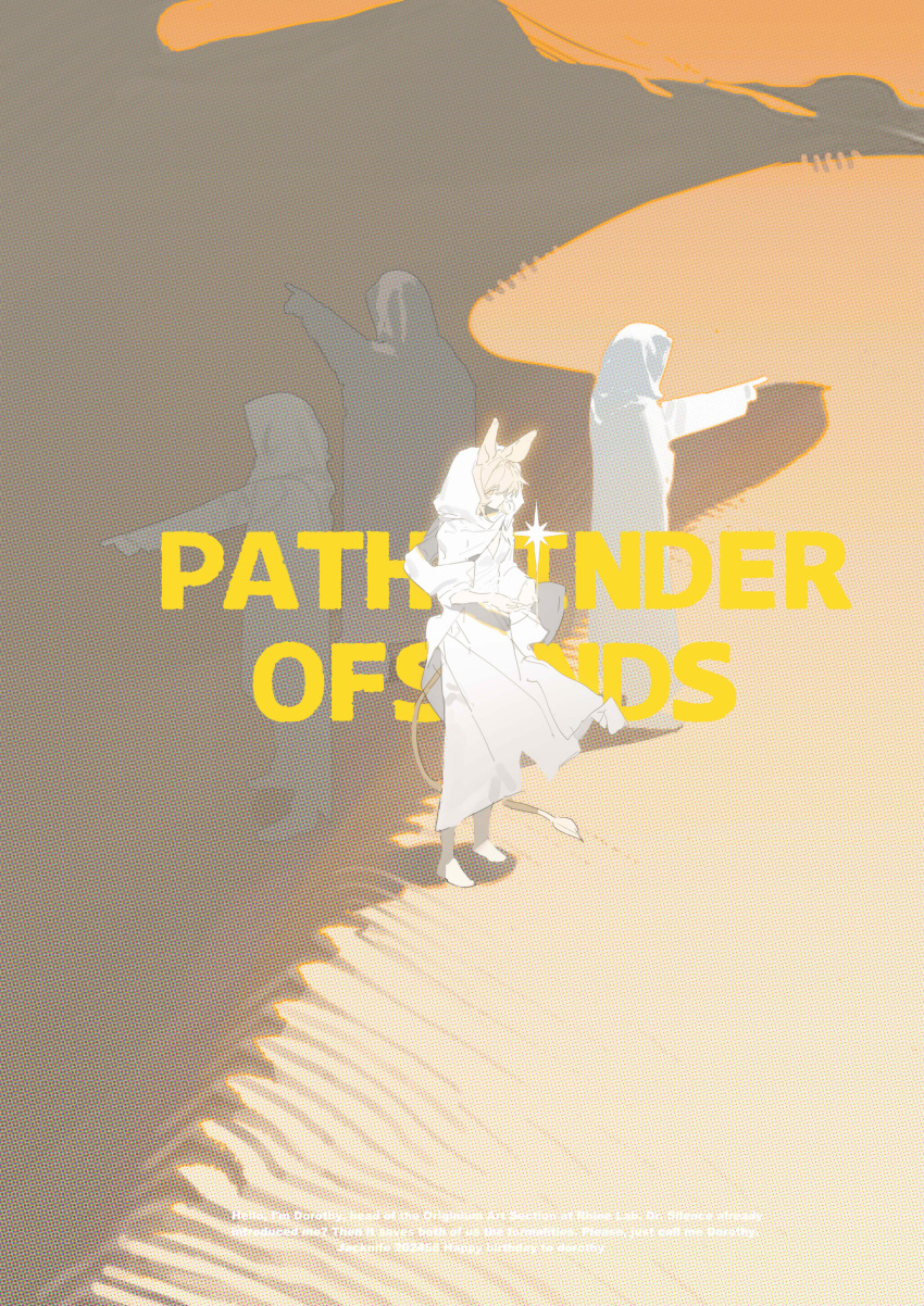 Safebooru - 1girl 3others absurdres animal ears arknights blonde hair chinese commentary ...