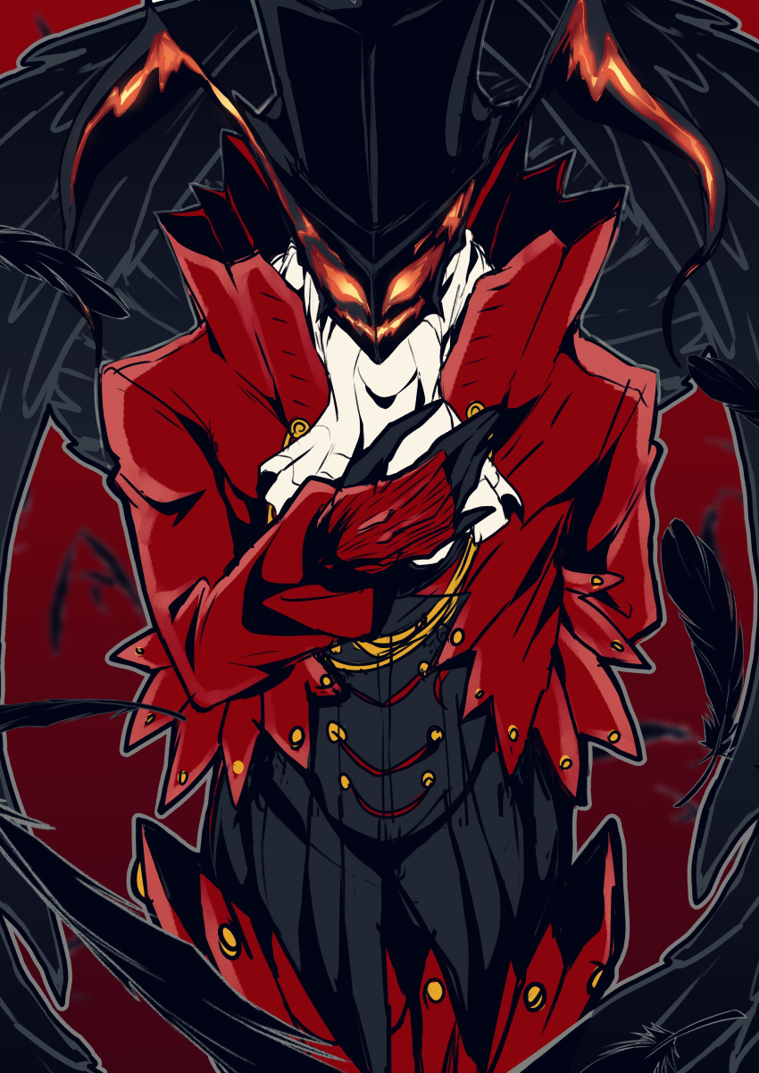 Safebooru - 1boy absurdres arm behind back arsene (persona 5) ascot ...