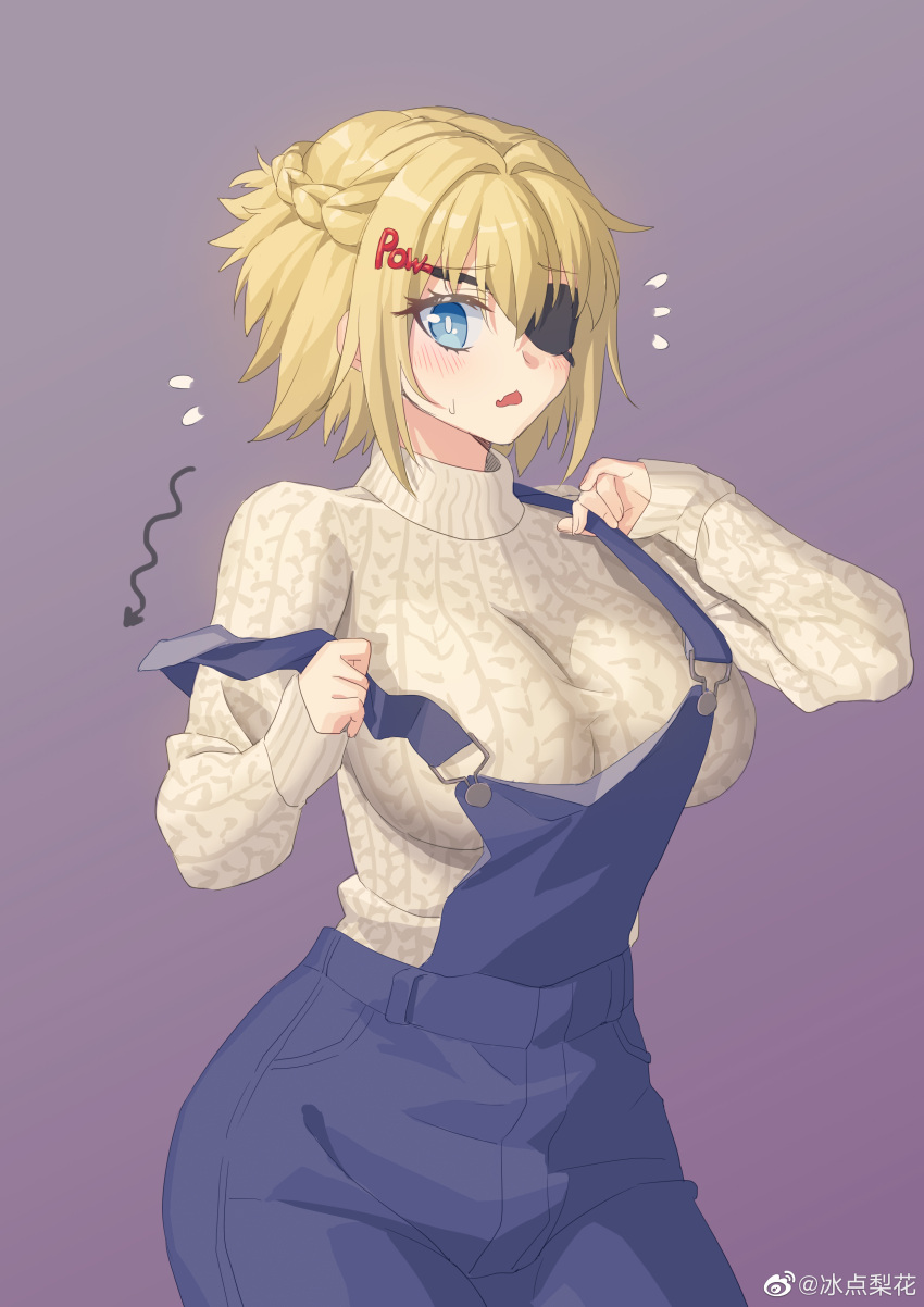 Safebooru - 1girl absurdres alternate costume bingdian lihua blonde hair blue eyes blush braid ...