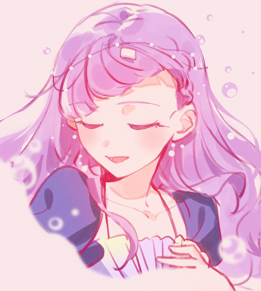 Safebooru - 1girl bangs blown up blunt bangs bubble rise (love live ...