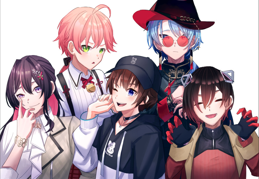 Safebooru - 0th generation (hololive) 5boys a-rufu ahoge azki (4th ...