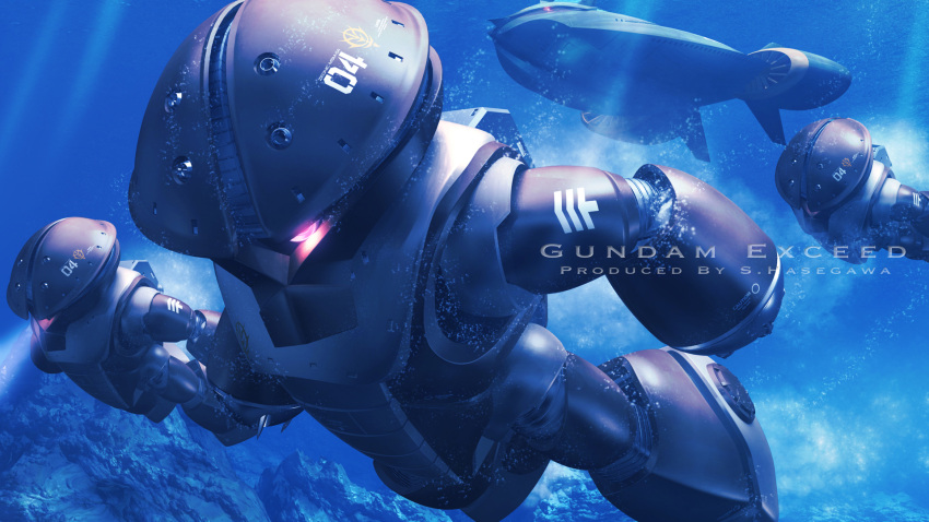 Safebooru - acguy air bubble bubble english text gundam highres ...