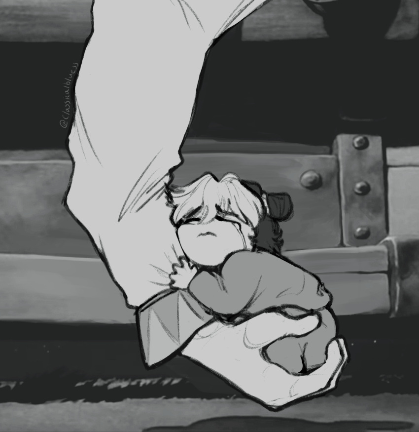 Safebooru - 1boy 1girl child classicalbluess closed mouth commentary ...