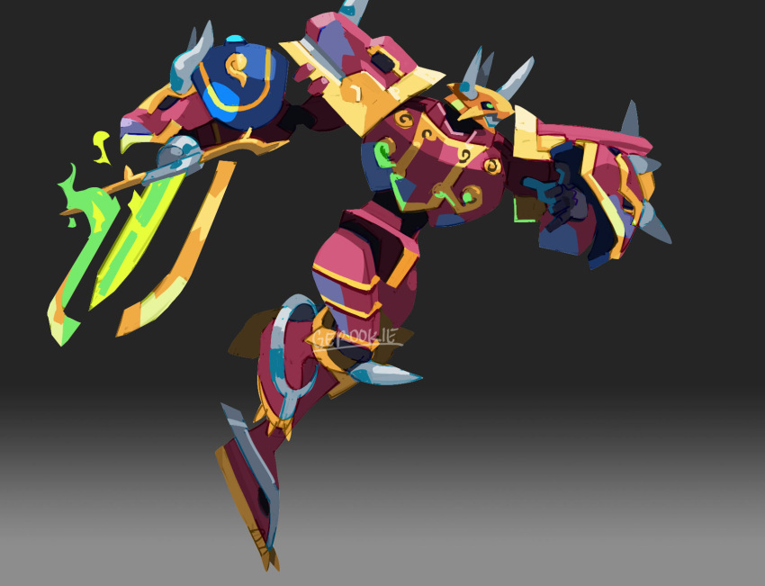 Safebooru - 1boy armor artist name digimon digimon (creature) dragon ...