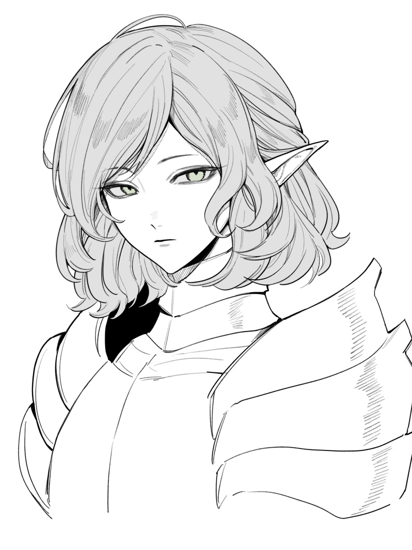 Safebooru - 1boy absurdres armor dungeon meshi elf gorget green eyes ...