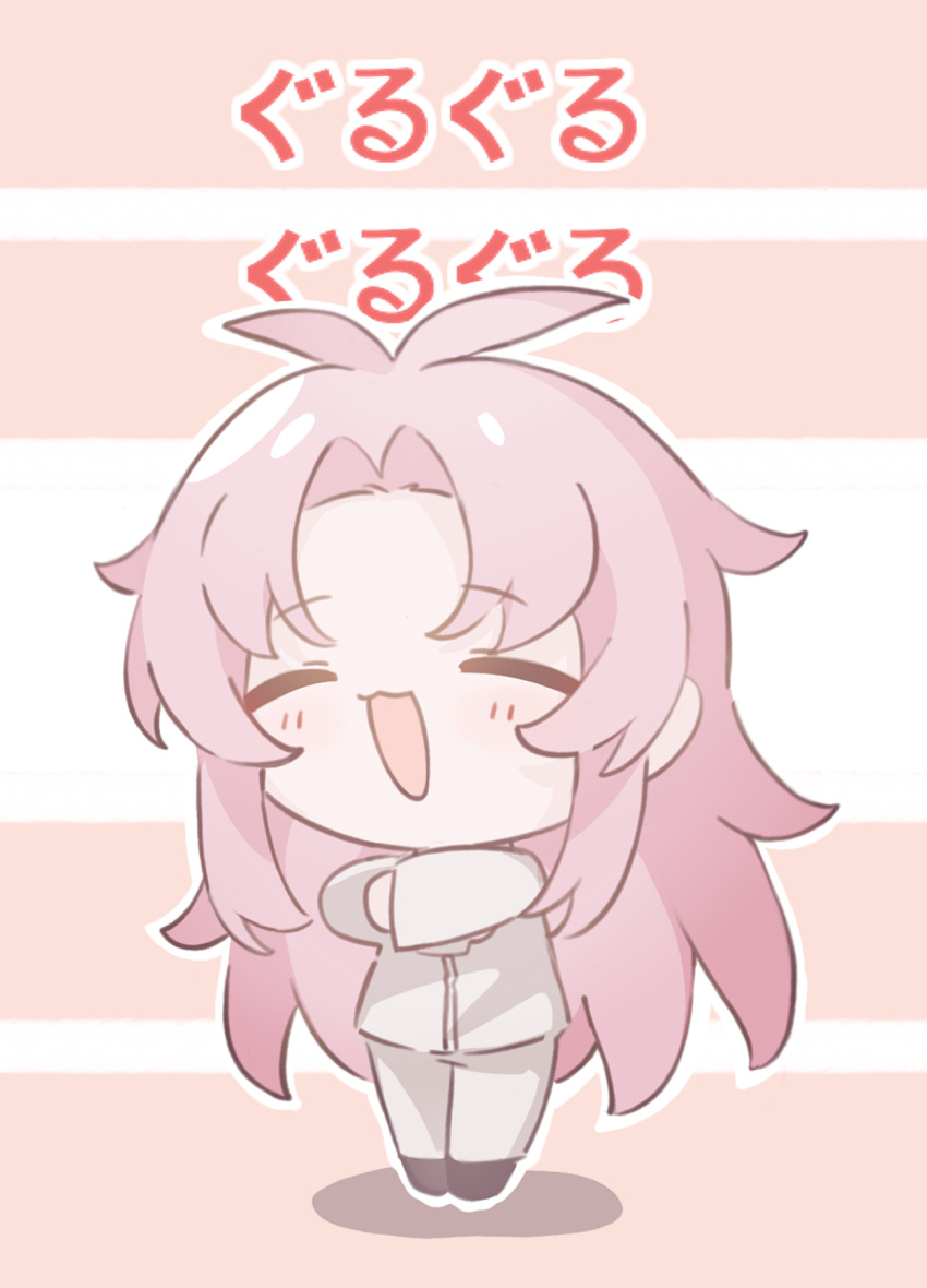 Safebooru - 1boy :3 antenna hair chibi chibi only chinese commentary ...