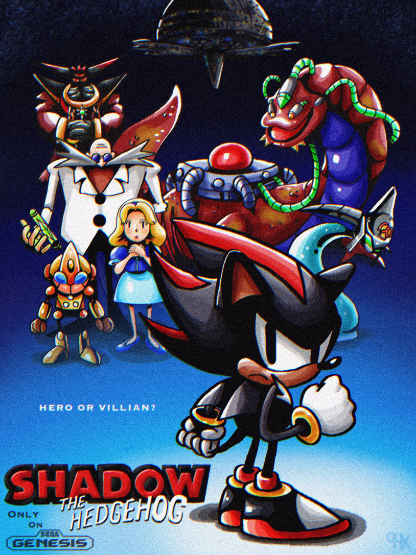 Safebooru - 1girl alien artificial chaos bald biolizard black doom ...