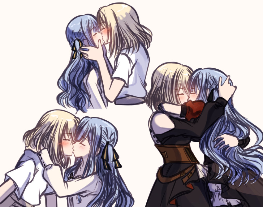 Safebooru - 2girls bang dream! bang dream! it's mygo!!!!! black dress black skirt blonde hair ...