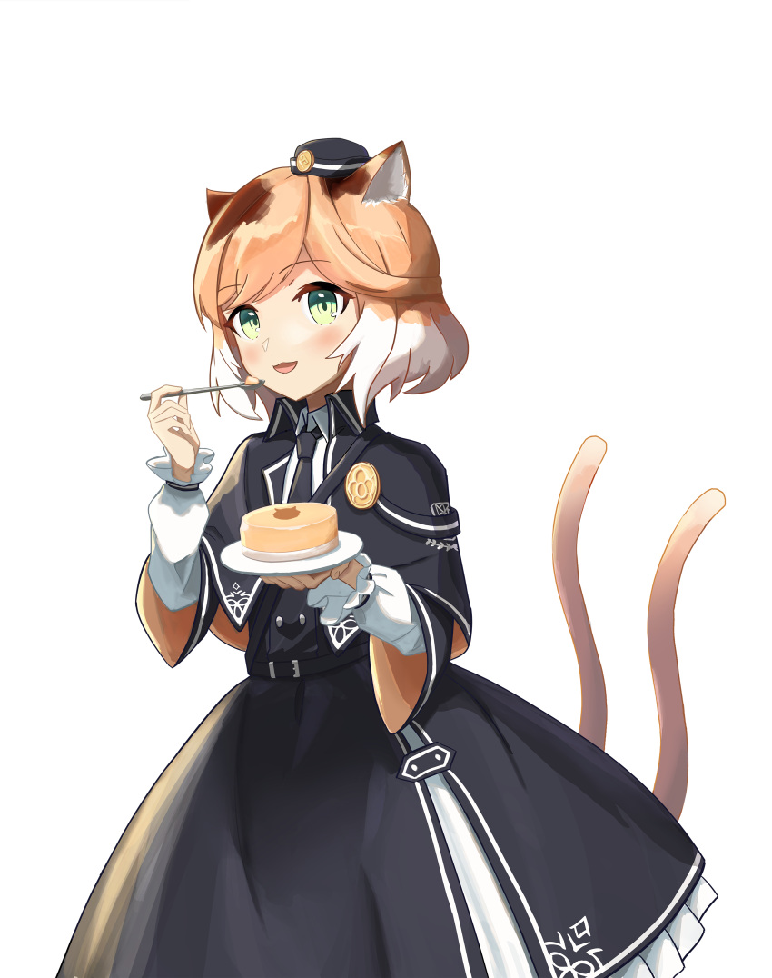 Safebooru - 1girl absurdres animal ears arknights cake cat ears cat ...