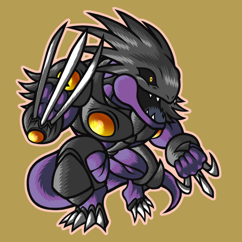 Safebooru - alien alien stealthbuster armor chibi claws duel monster ...