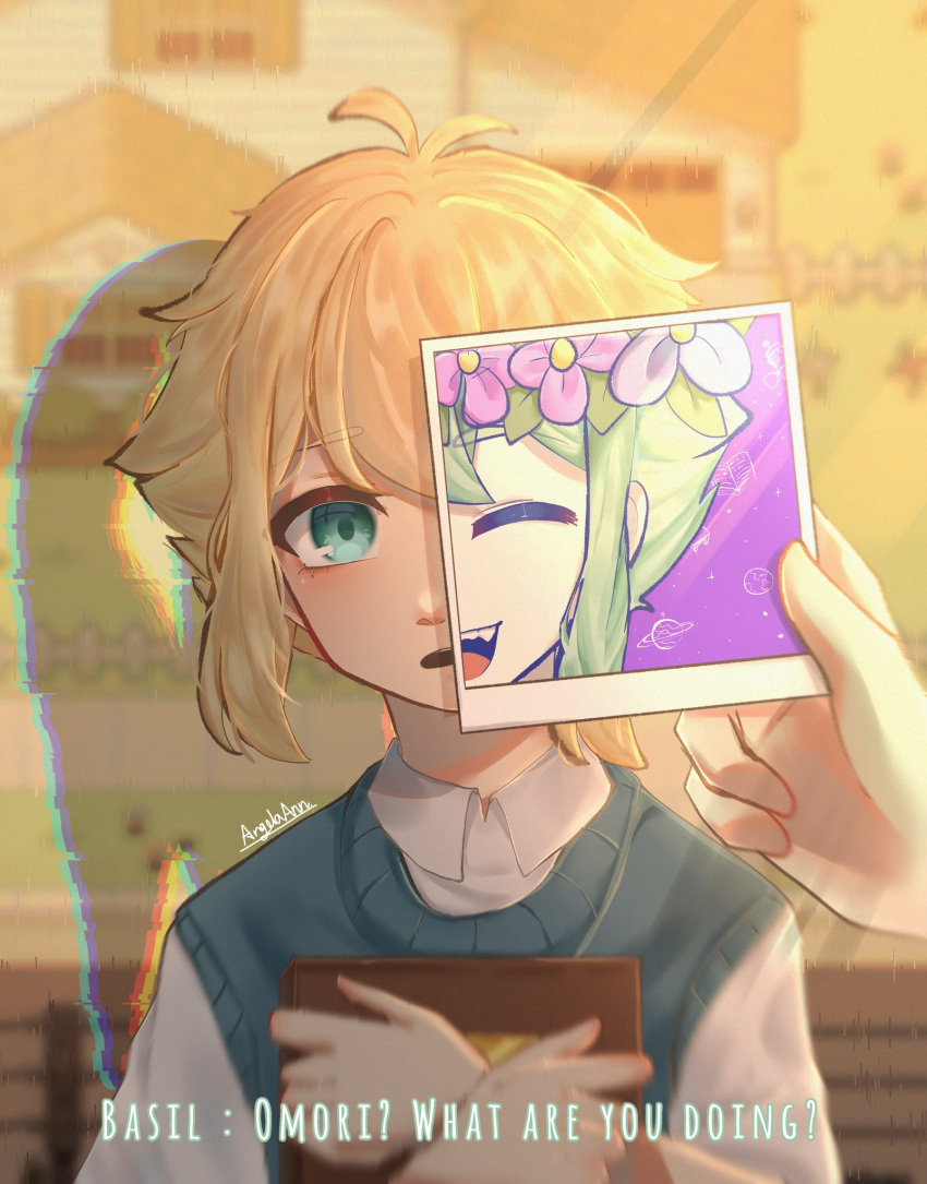 Safebooru - 1boy ^ ^ axolotlang basil (faraway) (omori) basil ...