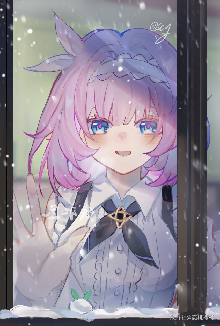 Safebooru - 1girl blue eyes breasts chinese commentary commentary ...
