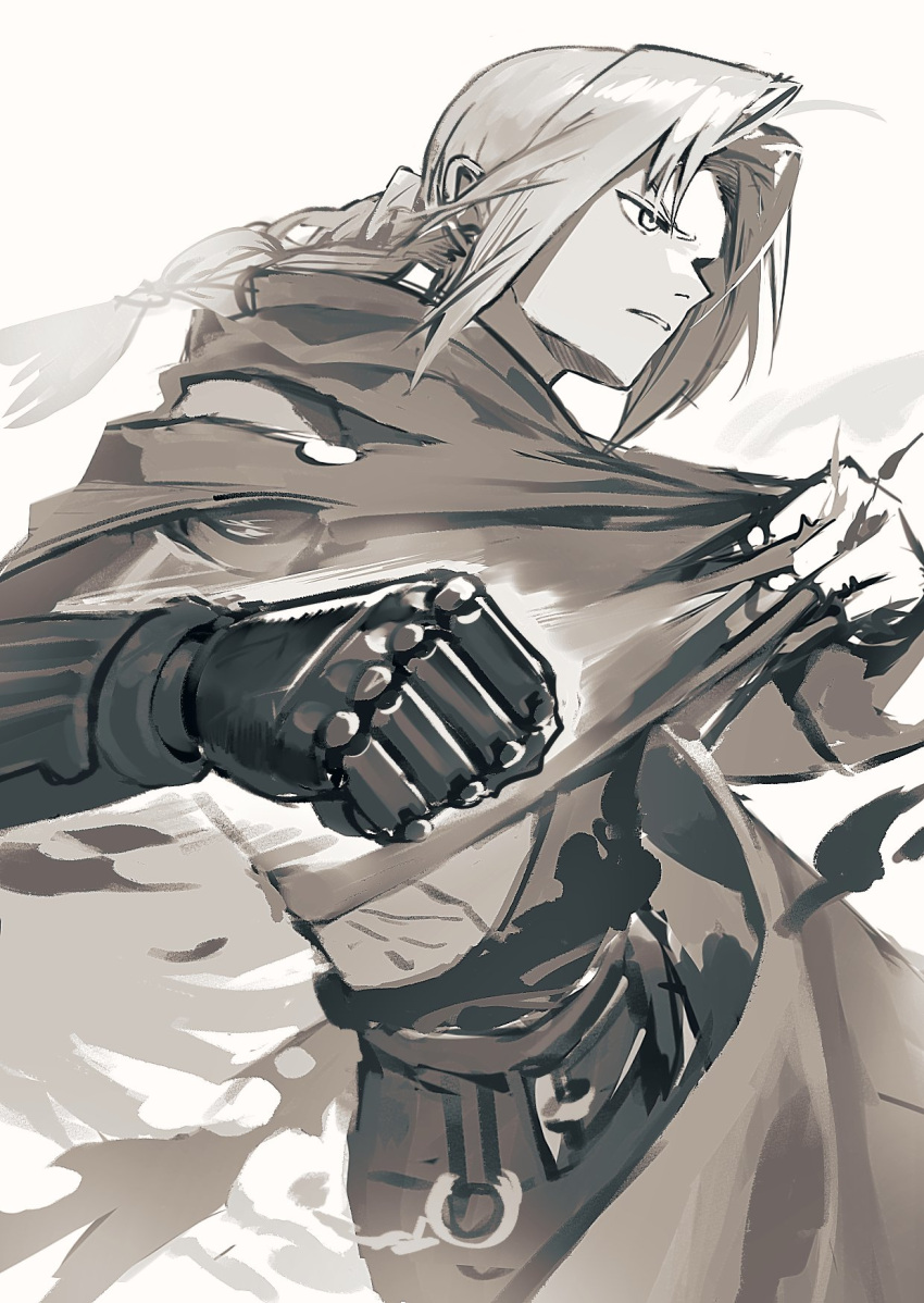 Safebooru - 1boy braid clenched hand clothes pull edward elric ...