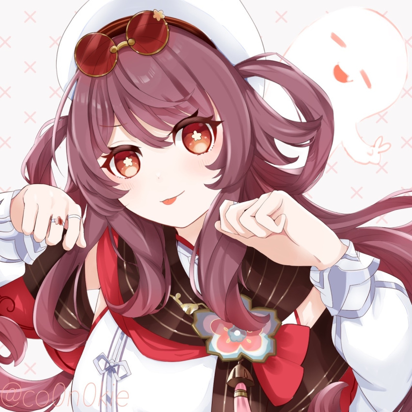 Safebooru - 1girl :p alternate costume brown hair detached sleeves ...