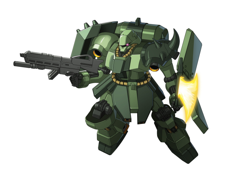 Safebooru - absurdres beam axe beam rifle cable char's counterattack energy gun geara doga ...
