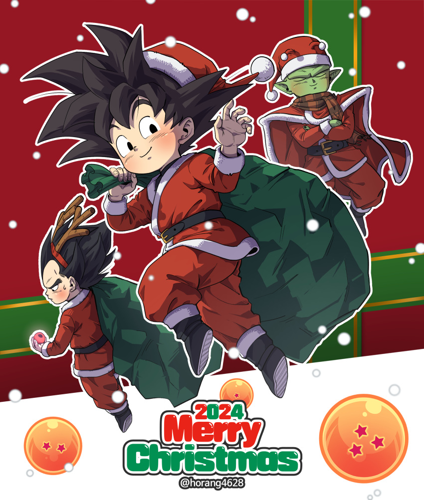 Safebooru - 2024 3boys absurdres aged down antlers bag black eyes black ...