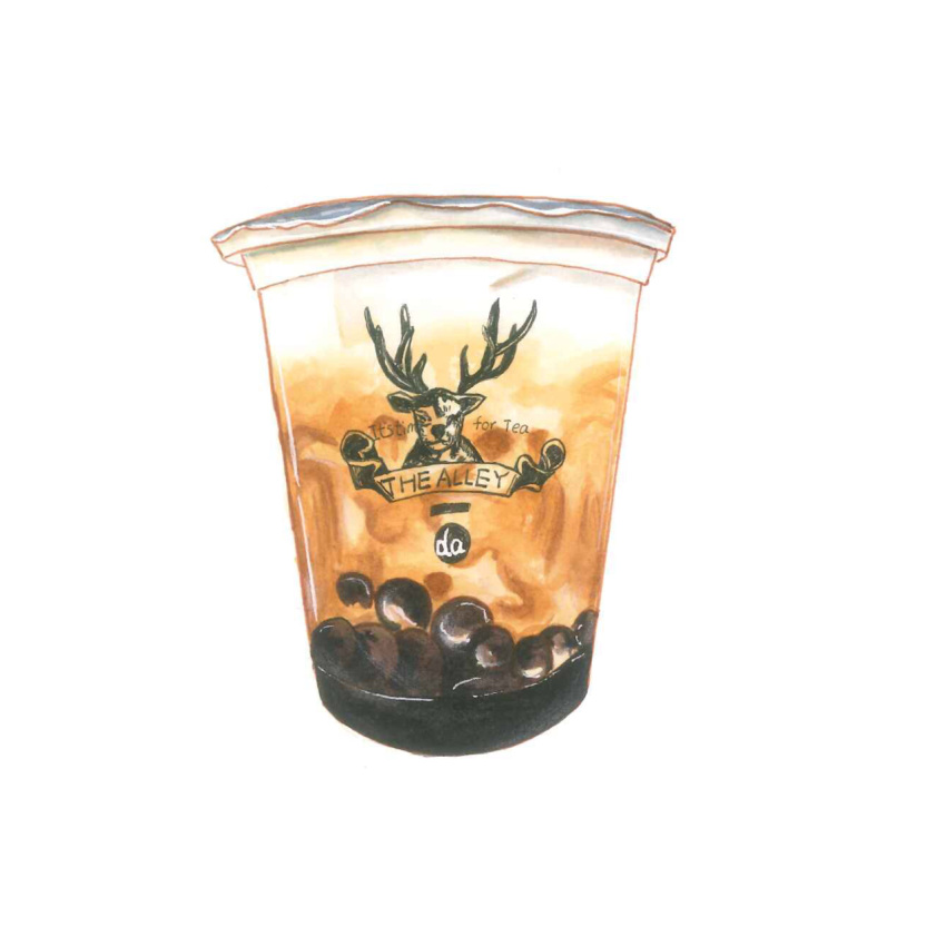 Safebooru - bubble tea chinese commentary commentary request company logo cup disposable cup ...