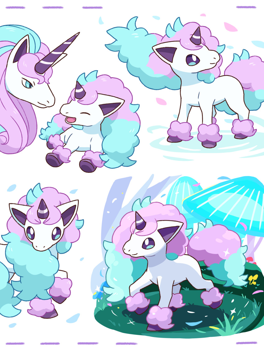 Safebooru - absurdres animal focus blue eyes bright pupils closed mouth evolutionary line ...