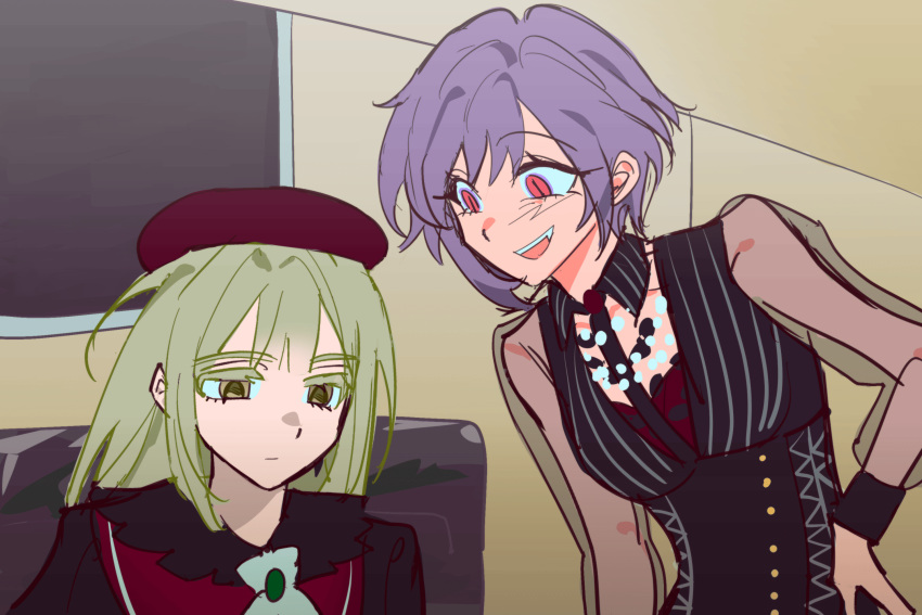 Safebooru - 2girls amoris (bang dream!) ascot bang dream! bang dream! it's mygo!!!!! beret black ...