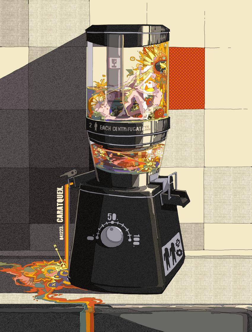 Safebooru - abstract absurdres blender (object) blood caratquex ...