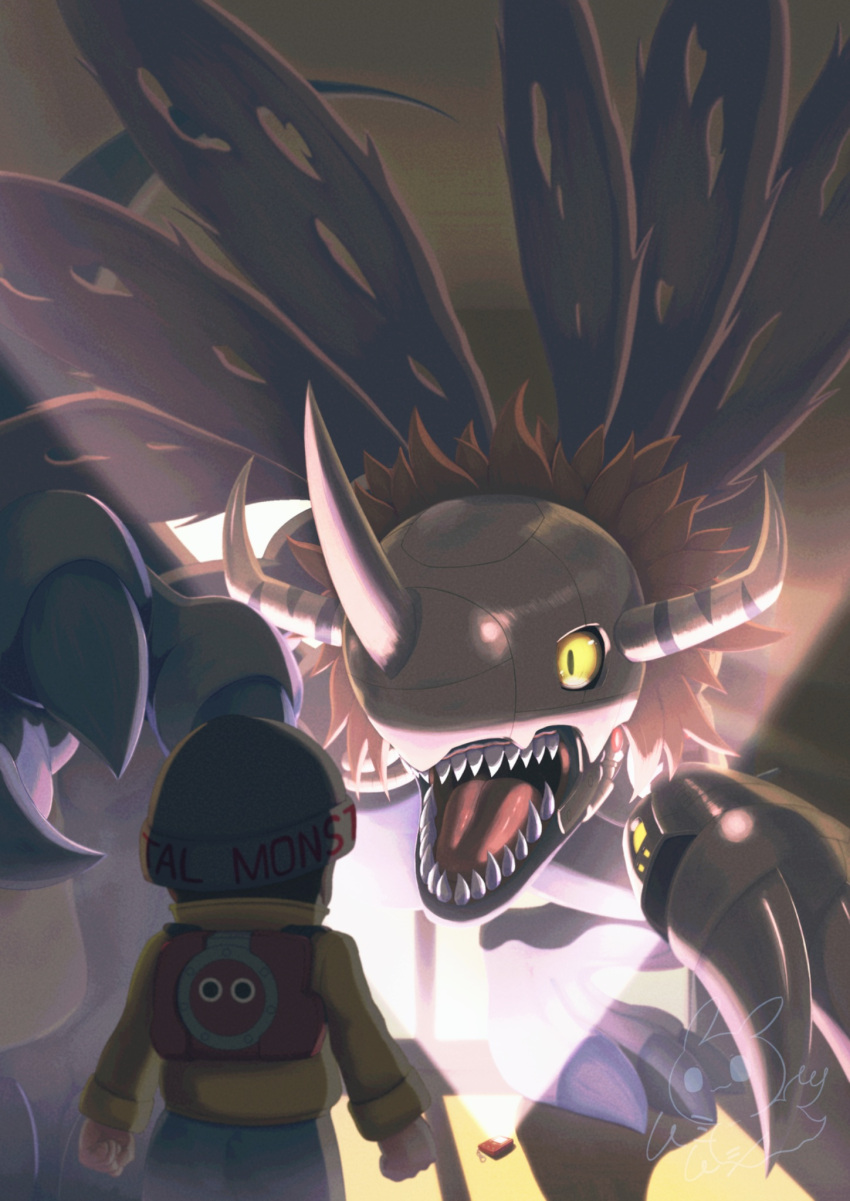 Safebooru - 1boy beanie cyborg digimon digimon (creature) digimon world ...