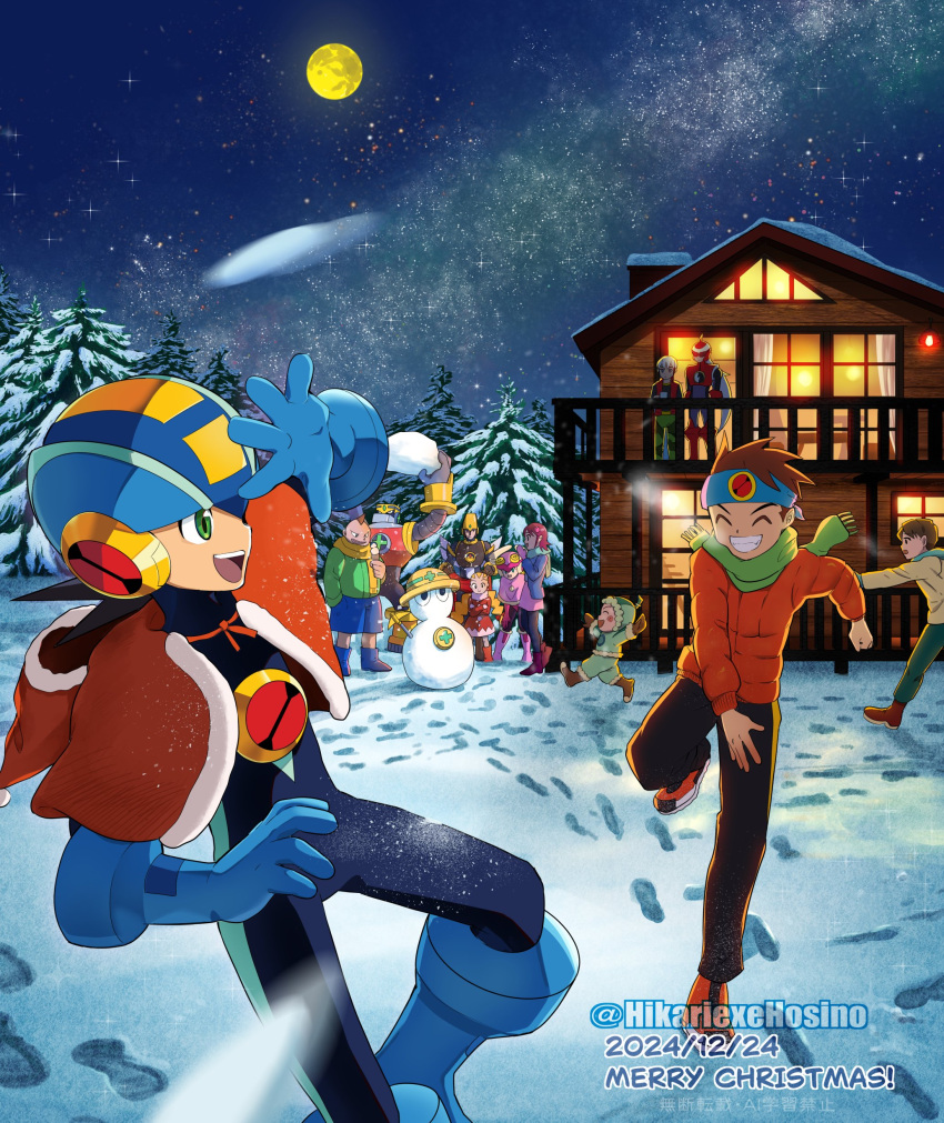 Safebooru - 3girls 6+boys absurdres blue bodysuit bodysuit brown hair ...