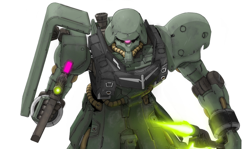 Safebooru - aiming aiming at viewer aron e beam rifle commentary ...