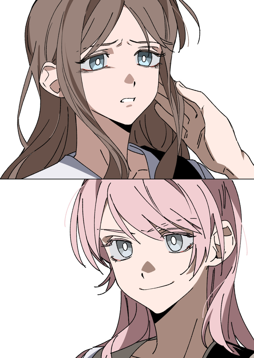 Safebooru - 2girls absurdres bang dream! bang dream! it's mygo!!!!! blue eyes brown hair chihaya ...