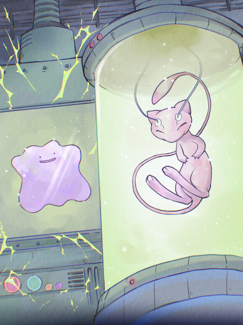 Safebooru - absurdres closed eyes commentary request ditto electricity ...