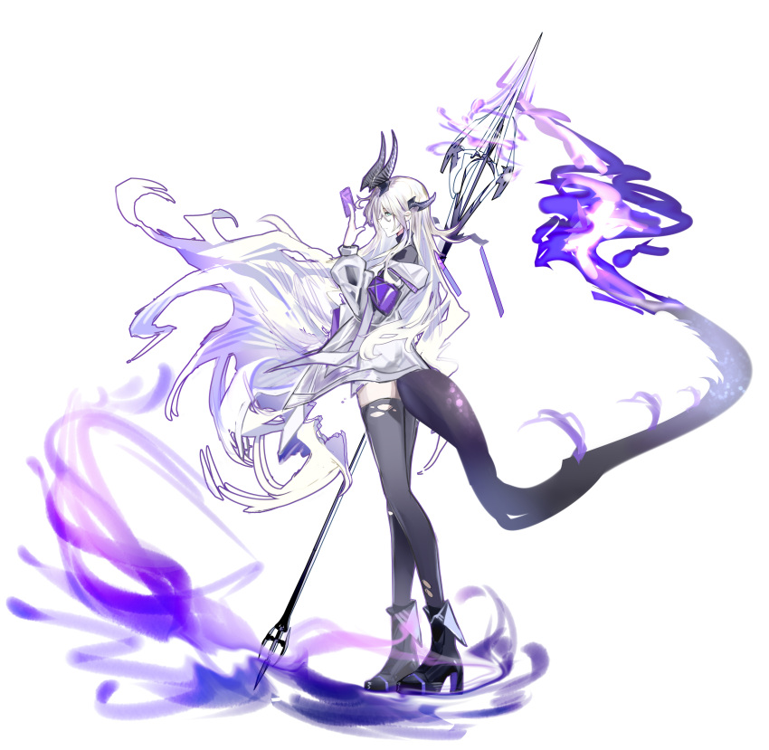 Safebooru - 1girl absurdres arknights black footwear black thighhighs boots card commentary ...