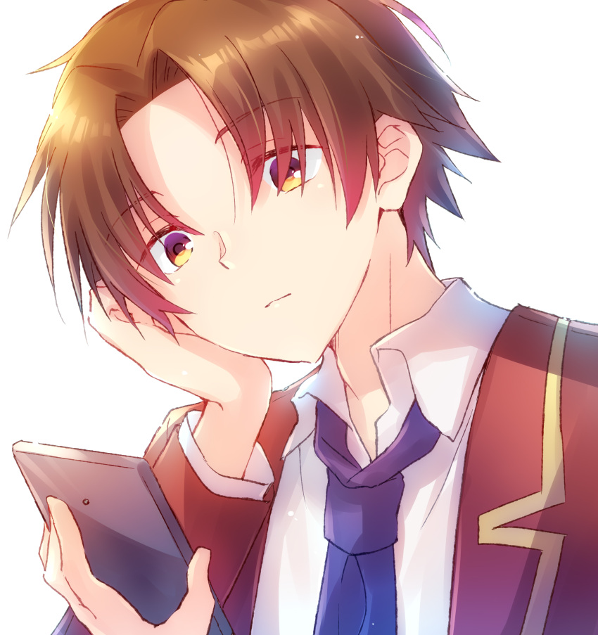 Safebooru - 1boy absurdres advanced nurturing high school uniform ayanokouji kiyotaka blazer ...