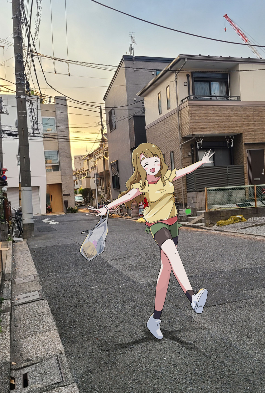 Safebooru - 1girl ^ ^ absurdres bike shorts bike shorts under shorts ...