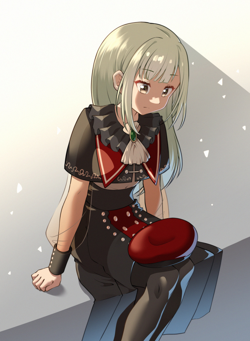 Safebooru - 1girl ascot bang dream! bang dream! it's mygo!!!!! beret black capelet black ...