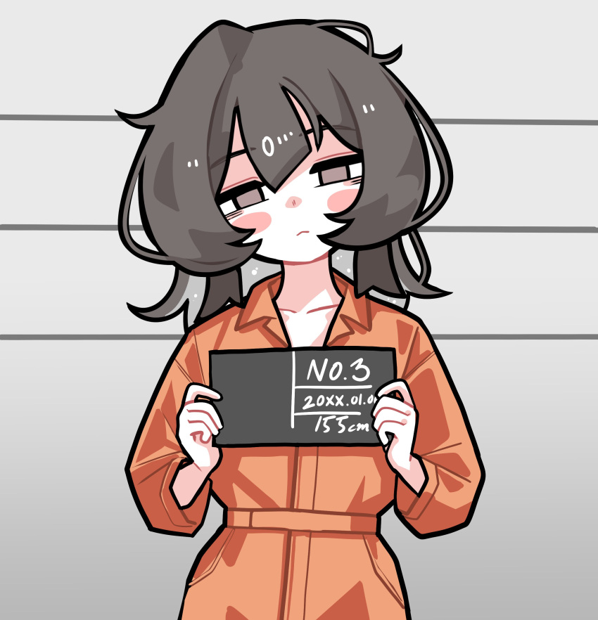 Safebooru - 1girl absurdres black hair blush closed mouth collarbone ...