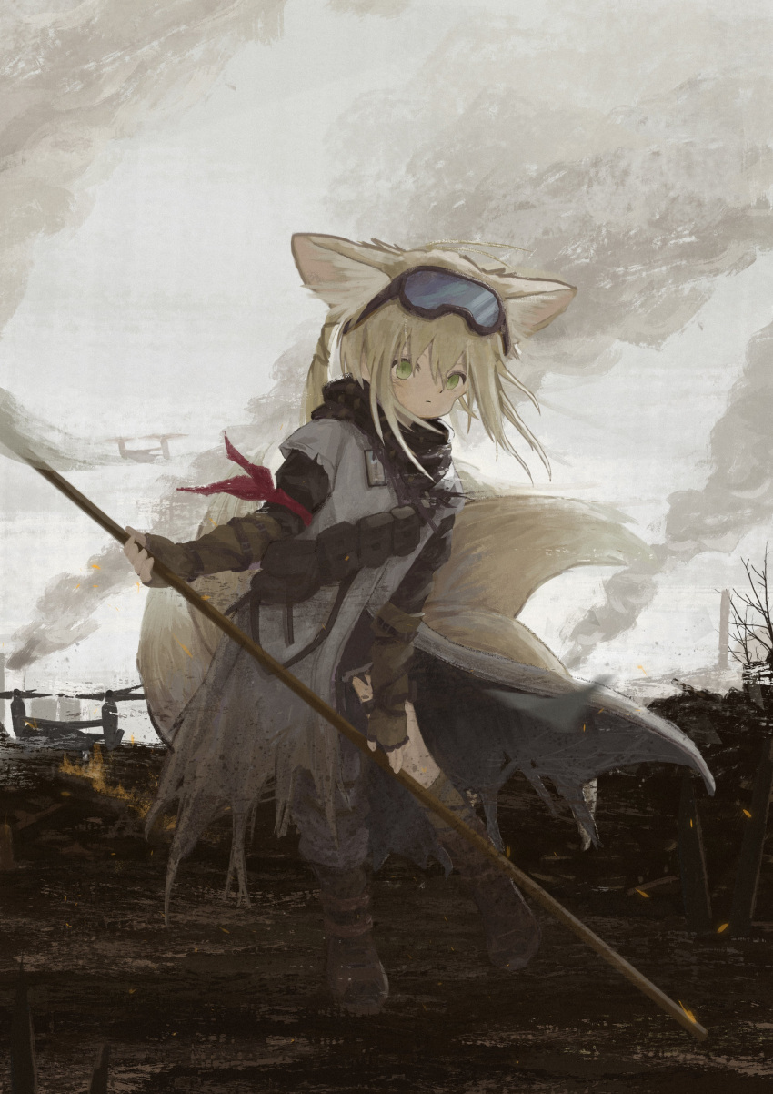Safebooru - 1girl absurdres animal ear fluff animal ears arknights blonde hair brown footwear ...