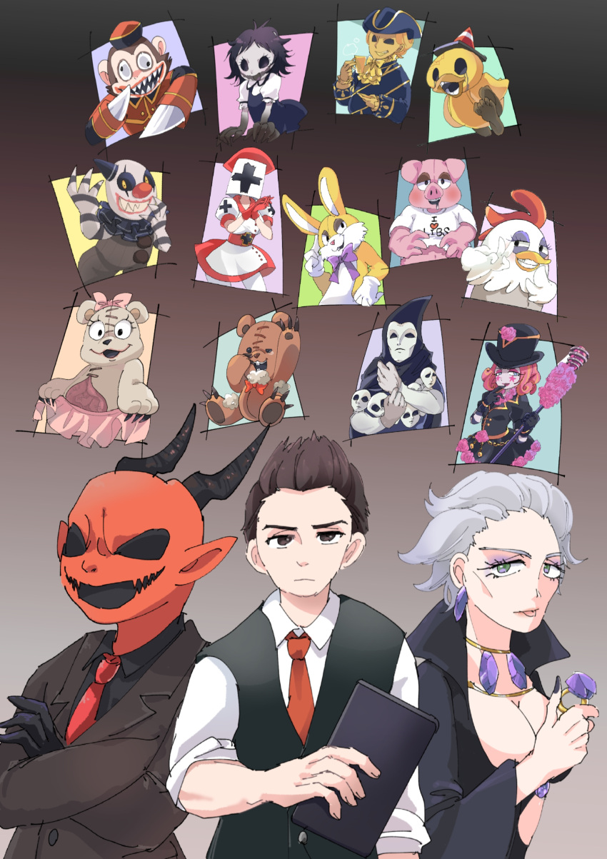 Safebooru - a53h2kthqe2206 absurdres agatha (dark deception) bear girl ...