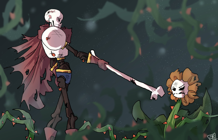 Safebooru - 2024 2boys 2d absurdres after battle aiming amorthlen bone ...