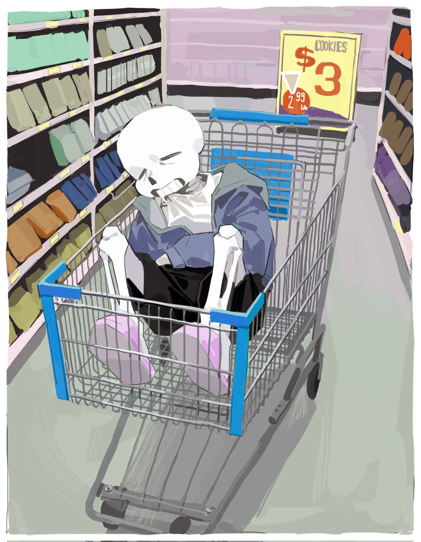 Safebooru - 1boy 2024 2d black shorts blue jacket border digital media ...