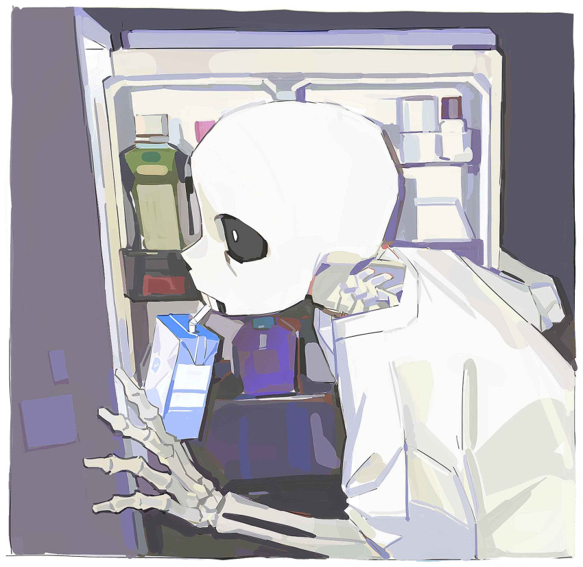 Safebooru - 1boy 2024 2d border carton digital media drinking straw ...