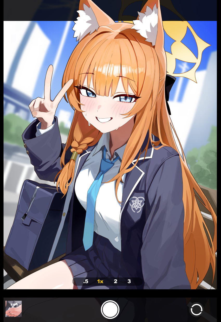 Safebooru - 1girl absurdres alternate costume alternate hairstyle animal ear fluff animal ears ...