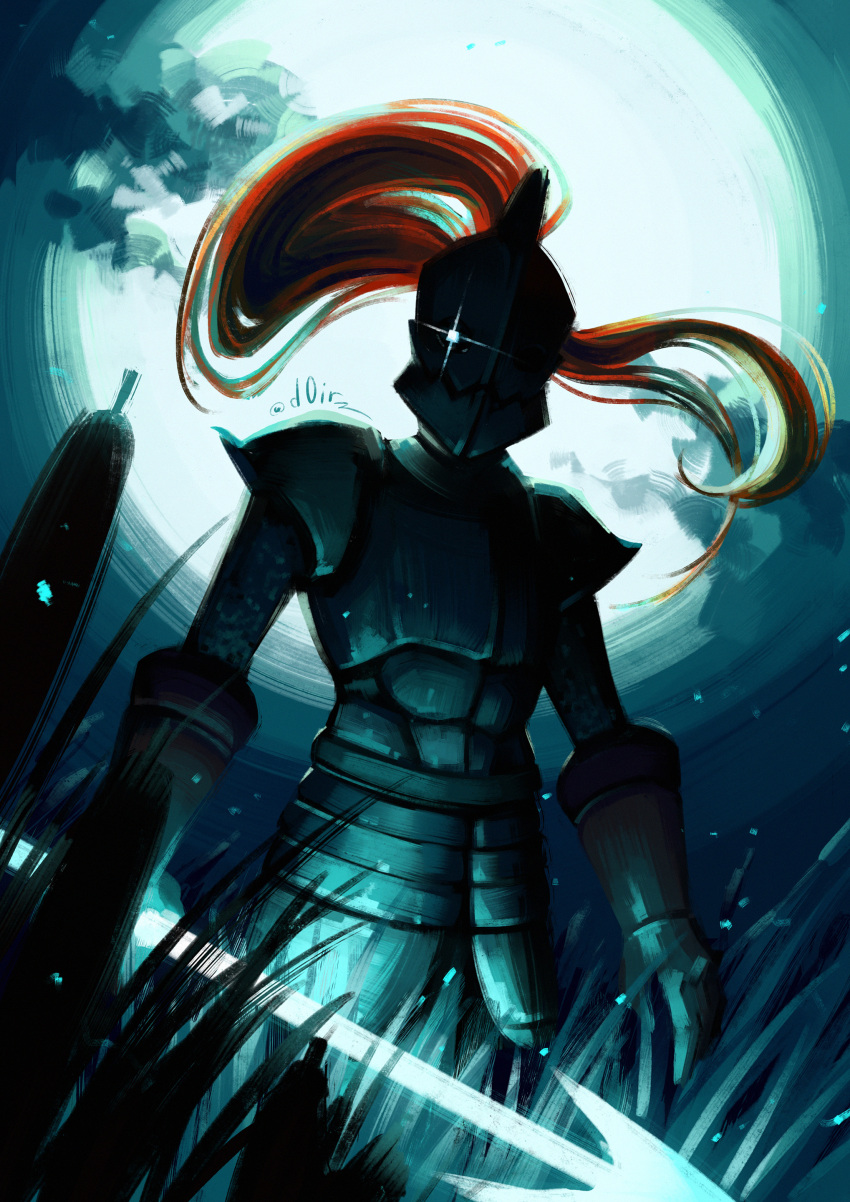 Safebooru - 1girl 2024 2d armor artist name breastplate cattail d0ir ...